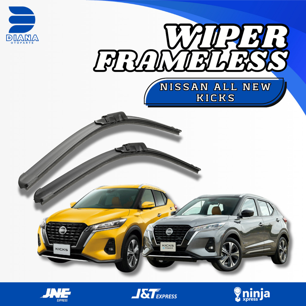 Jual Wiper Mobil Frameless Nissan All New kicks Frameless Sepasang ( 1 ...