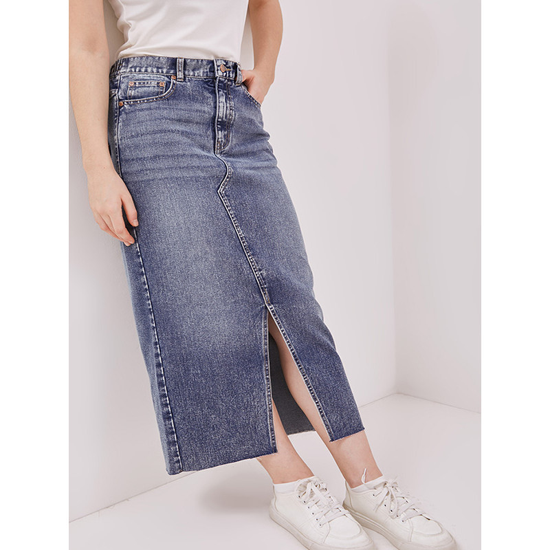 Jual DUST Rok Jeans Kinaya (D. 21123) | Shopee Indonesia