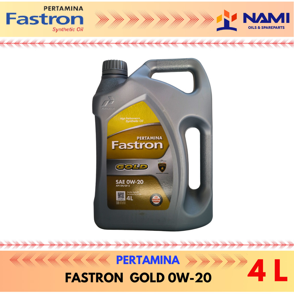 Jual *PERTAMINA FASTRON GOLD SAE 0W-20 (4L) GALON* Oli Pelumas Mesin ...