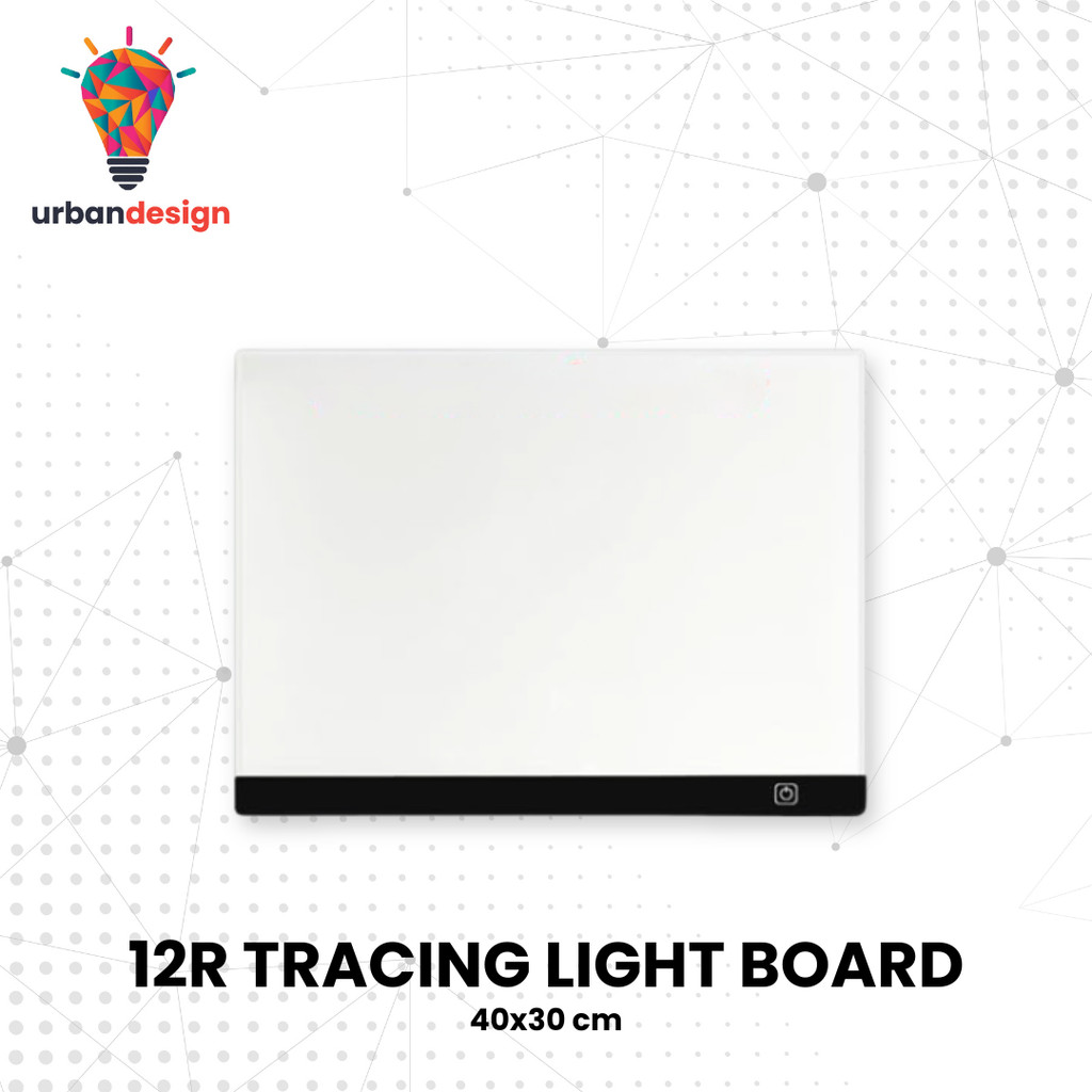Jual 12R Digital Graphics Tablet LED Drawing Board Edge Light Box ...
