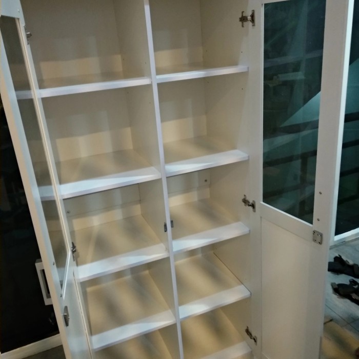 Jual Lemari Buku Putih Display Cabinet DC KEA 1730 Bellisimo White ...
