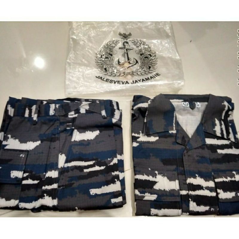 Jual Baju PDL Layar KRI TNI AL | Shopee Indonesia