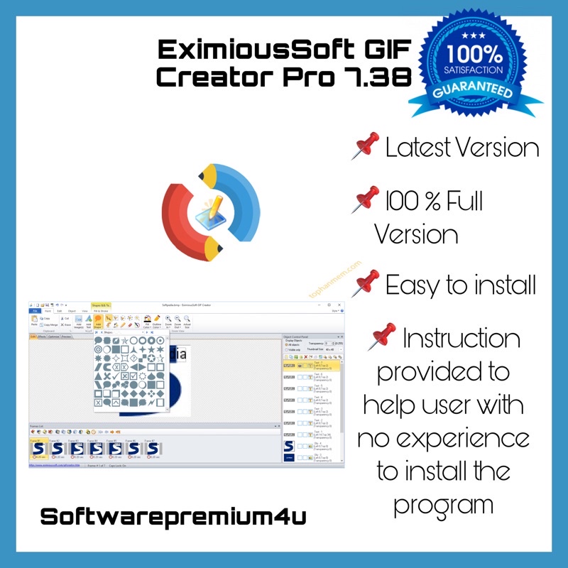 Jual EximiousSoft GIF Creator Pro 7.38 | Shopee Indonesia