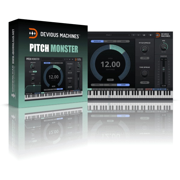 Jual Pitch Monster v1.3.10 VST, VST3, AAX x64 | Devious Machines (Win ...