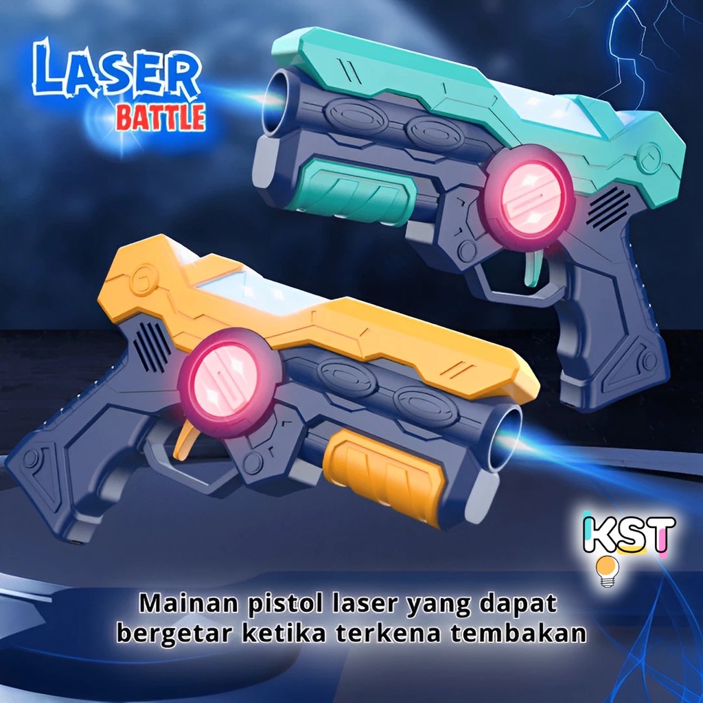 Jual [KST] Mainan Blaster Laser Isi 2pcs | Tembakan Jarak Jauh Bunyi ...