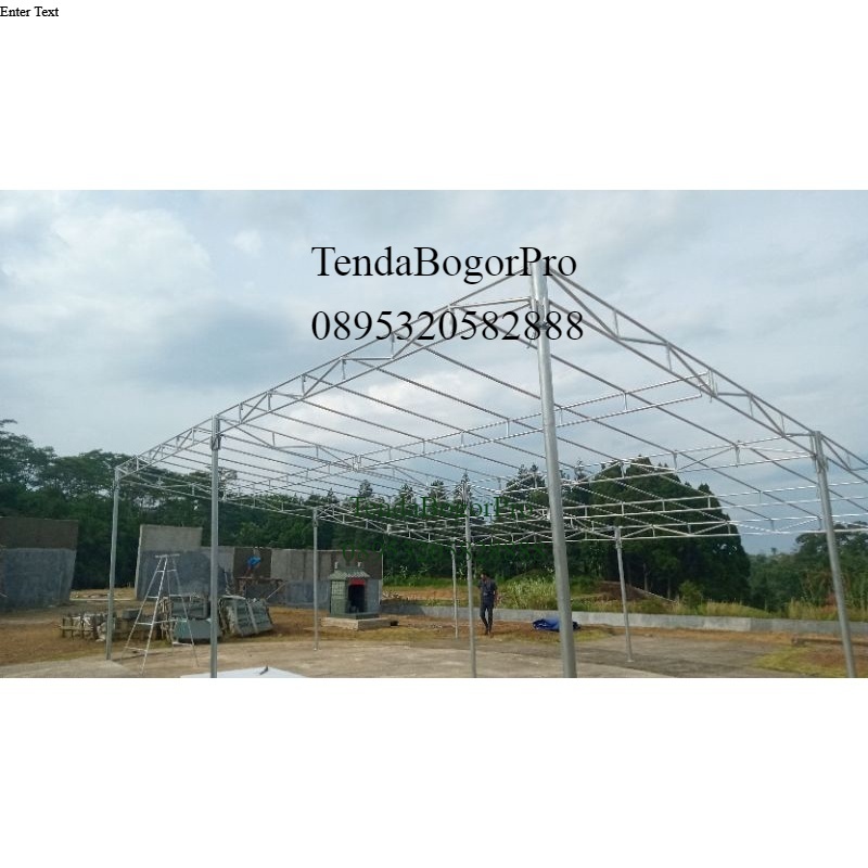 Jual rangka tenda hajatan/tenda wilayah bongkar pasang ukuran 4×8 ...