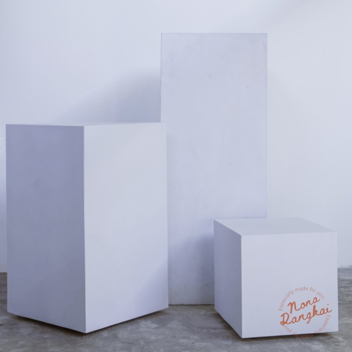 Jual Props Foto| Kubus Balok Putih- Podium Properti Foto Produk - 26 x ...
