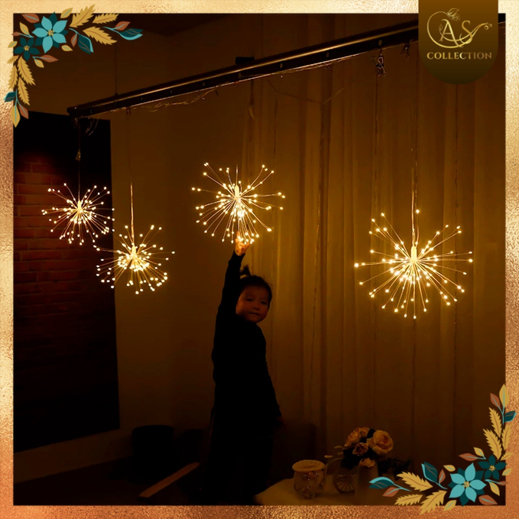 Jual Lampu Hias Kembang Api Fireworks 1 Set isi 10 Gantung Model Laba ...