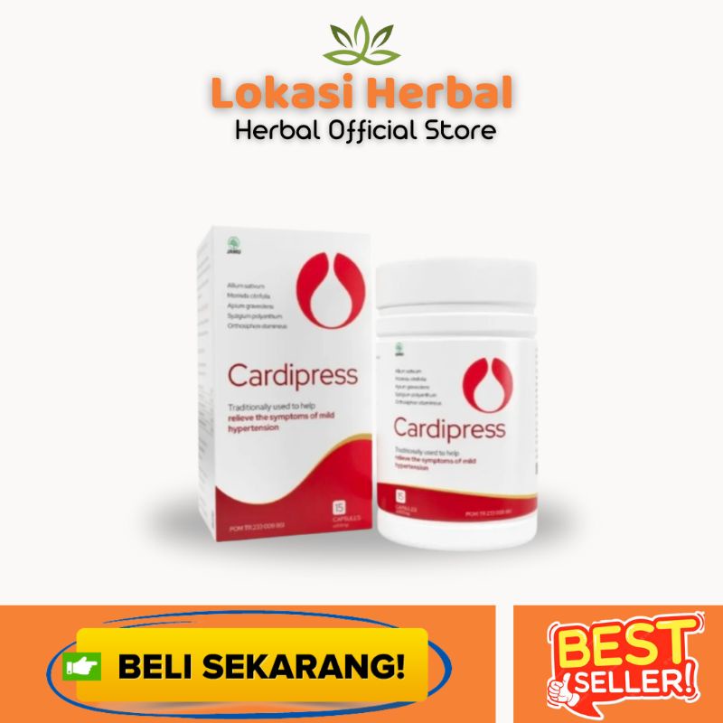 Jual CARDIPRESS Cardipress Asli Original Obat Herbal Menormalkan ...