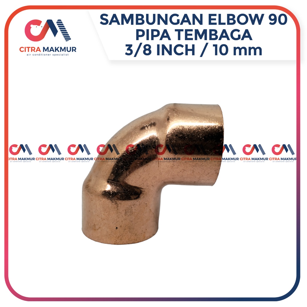 Jual Elbow Coupling Shock 3/8 Inch Pipa Tembaga Sok Sambungan Las Fitting Penyambung AC Inci ...