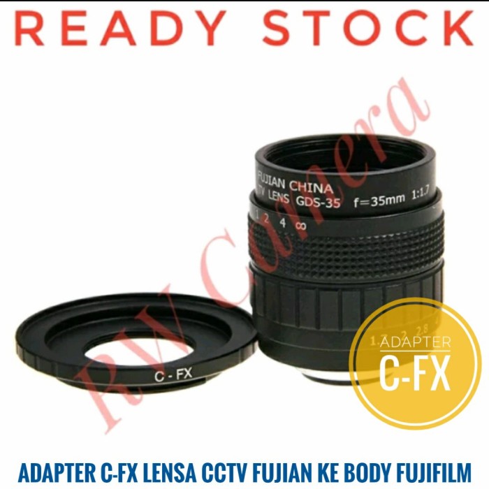 Jual Adapter C-FX Lensa CCTV Fujian Ke Body FujiFilm Fuji XT20 ...