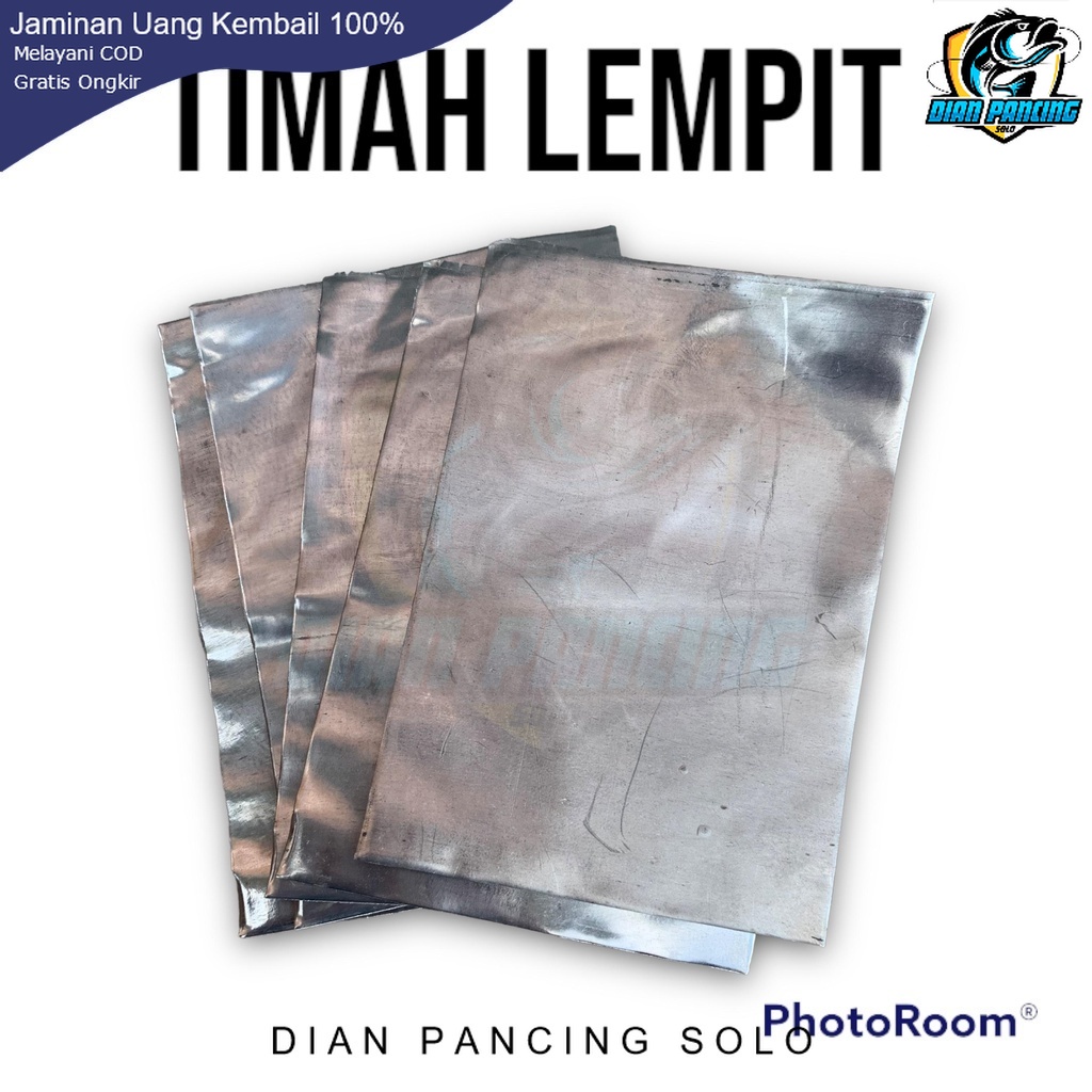 Jual Isi 1 Pcs Timah Lempeng atau Lempit Alat Pancing | Shopee Indonesia