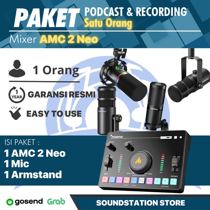 Jual PAKET MAONO AMC2 NEO + Microphone | Gaming Live Streaming ...