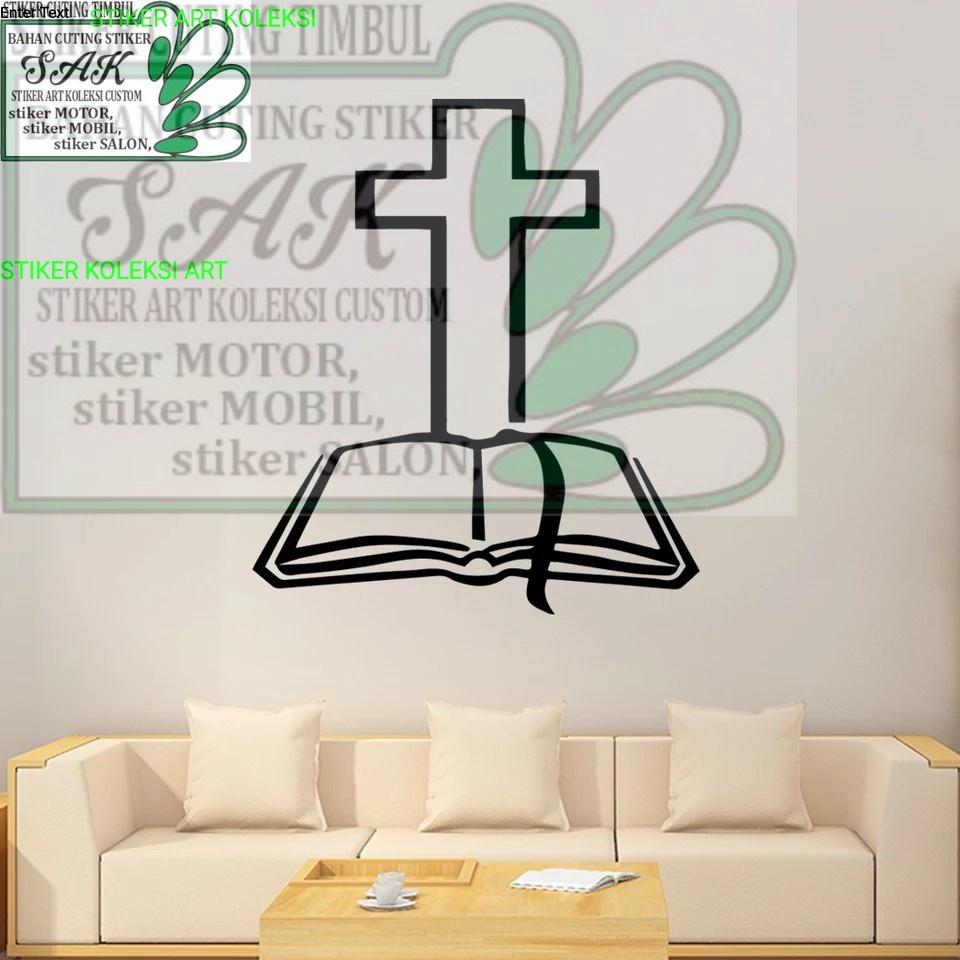 Jual Cutting PROMO!! STIKER STICKER DINDING KACA QUOTE KUTIPAN ROHANI ...