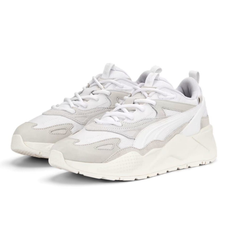 Jual Sepatu RS X Efekt White Grey High Premium Original | Shopee Indonesia
