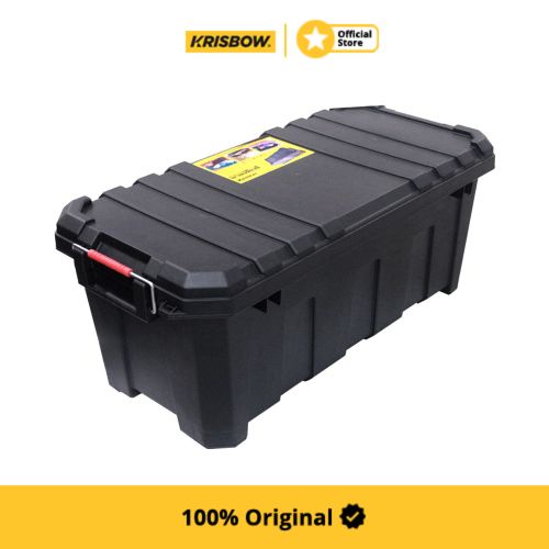 Jual Krisbow Cointainer Box Kotak Penyimpanan 60 Ltr - Hitam | Shopee ...