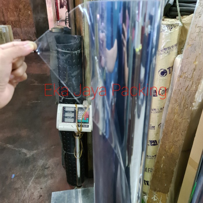 Jual Plastik PVC Mika Kaku Bening Meteran Tebal 0.20mm x Lebar 140cm | Shopee Indonesia