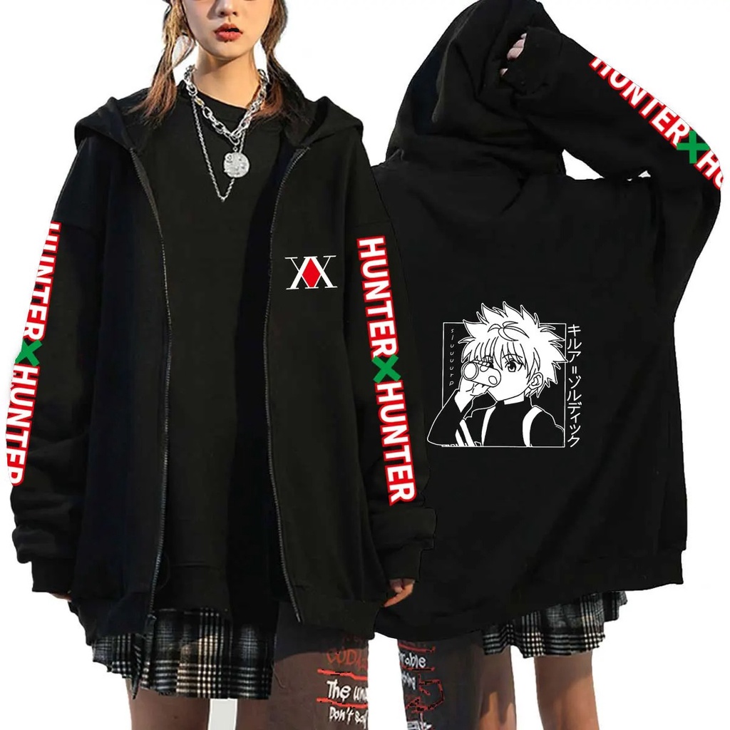 Jual Hunter X Hunter Hoodies Zipper Killua Zoldyck Devil Eye Anime ...