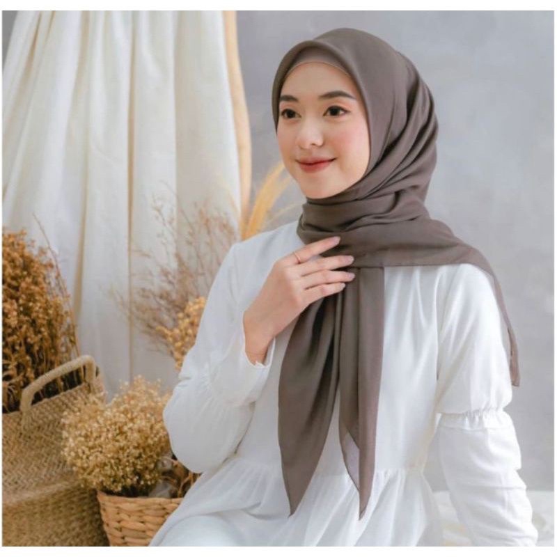 Jual Kerudung Paris Polos / Paris Jadul Real Pict || Hijab Segi Empat ...