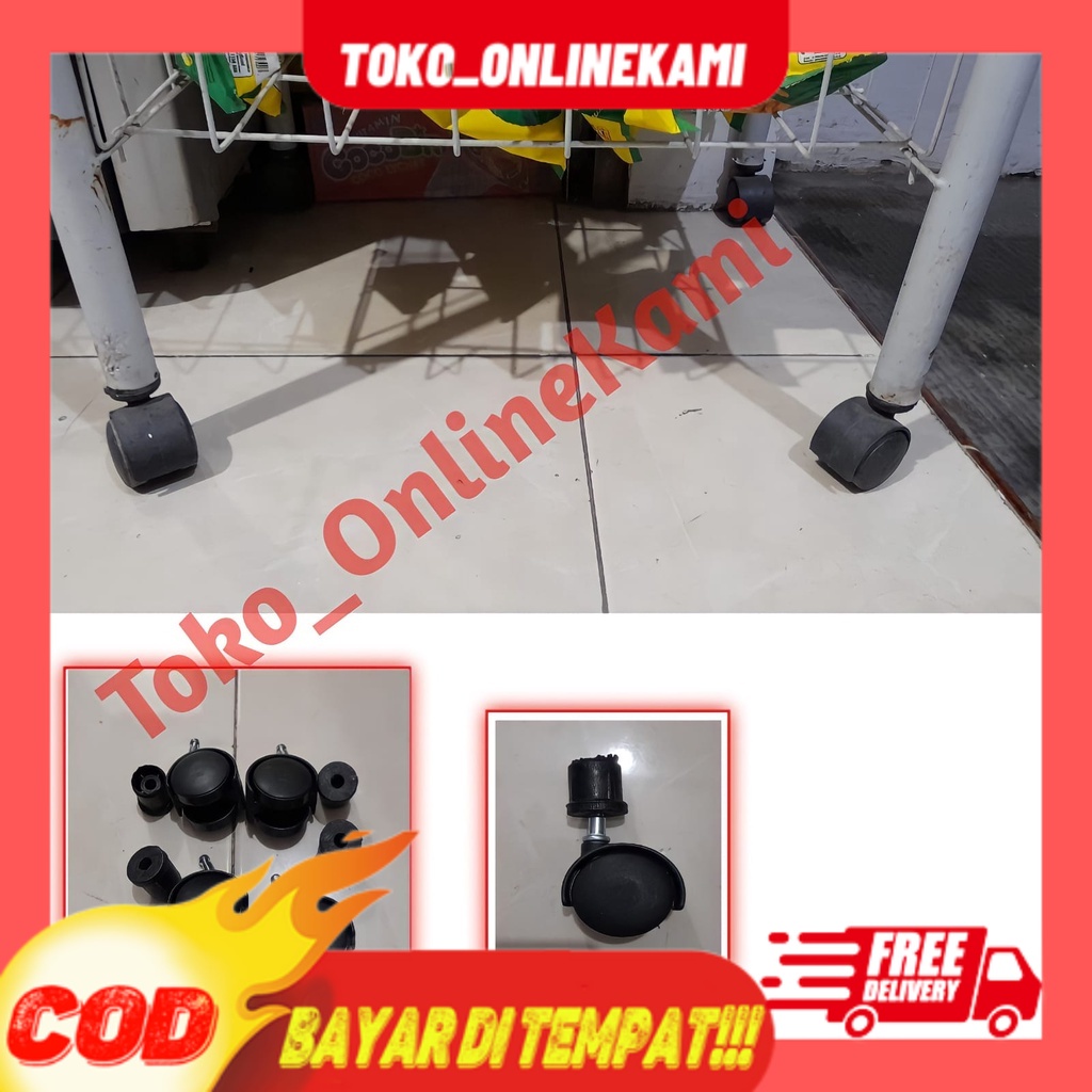 Jual Roda Rak Chiki/Roda Rak/Roda/Roda Diameter 5Cm/Roda Rak Serbaguna ...