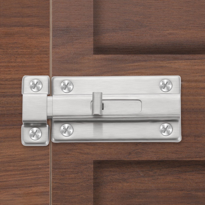 Jual Kunci Grendel Slot Pintu Geser Stainless Tebal 2 3 4 Inch Stenlis ...