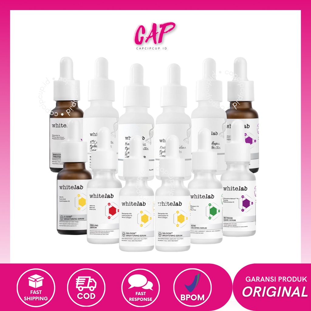 Jual CAP - WHITELAB Serum Original ( Brightening Booster / Acne Calming ...