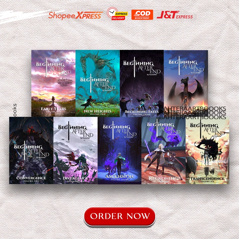 Jual The Beginning After The End (10 Book Series) By TurtleMe (English ...