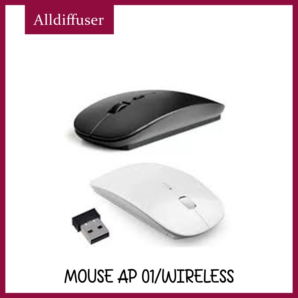 Jual (ALLDIFFUSER) Mouse wireless / MOUSE BLUETOOTH AP-01/ Wireless 2 ...