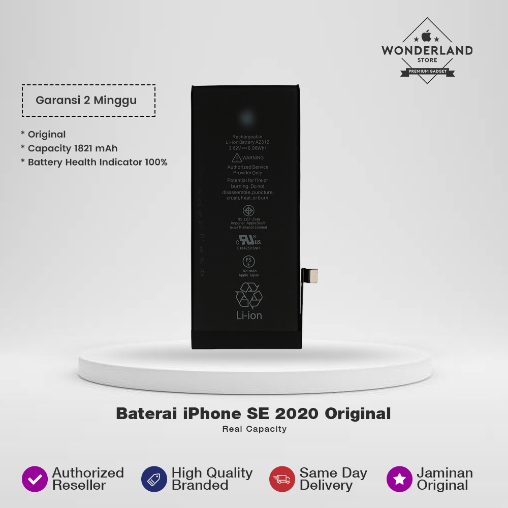 Jual Battery/Baterai/Batt iPhone SE 2020 (SE Gen2) 1821mAh Original Real Capacity | Shopee Indonesia