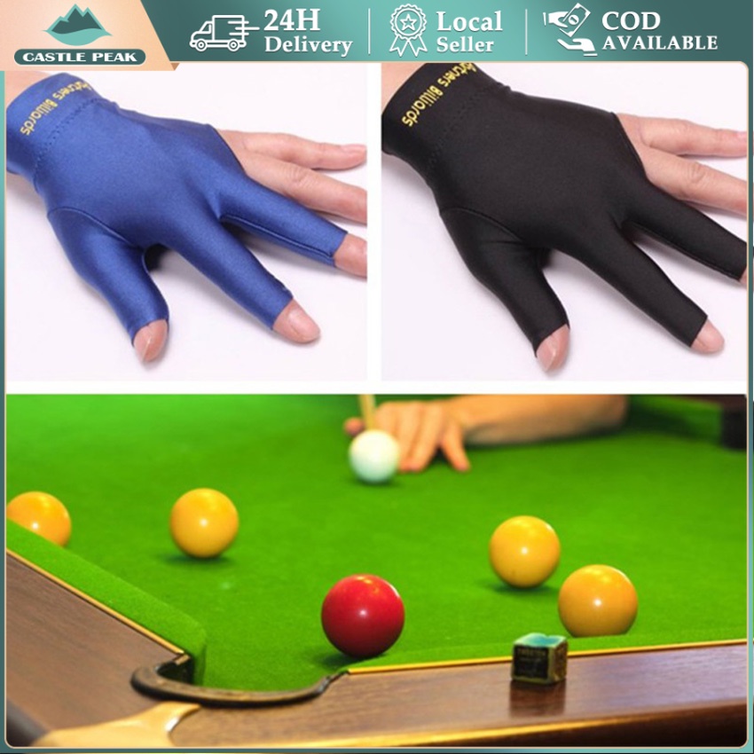 Jual 3 Jari Sarung Tangan Biliar Profesional 3 Finger Billiard Glove ...