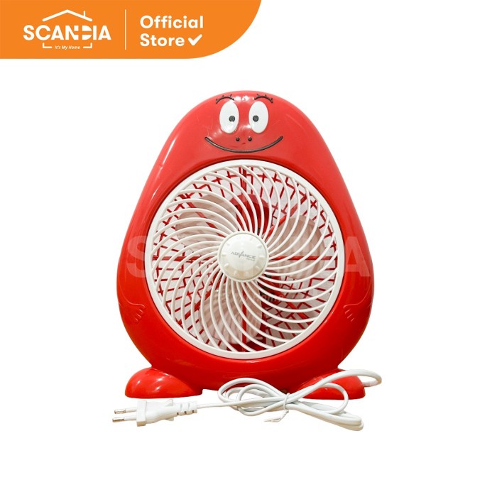 Jual SCANDIA Kipas Karakter Desk Fan 8" Advance Barbapapa Red (BF08K ...