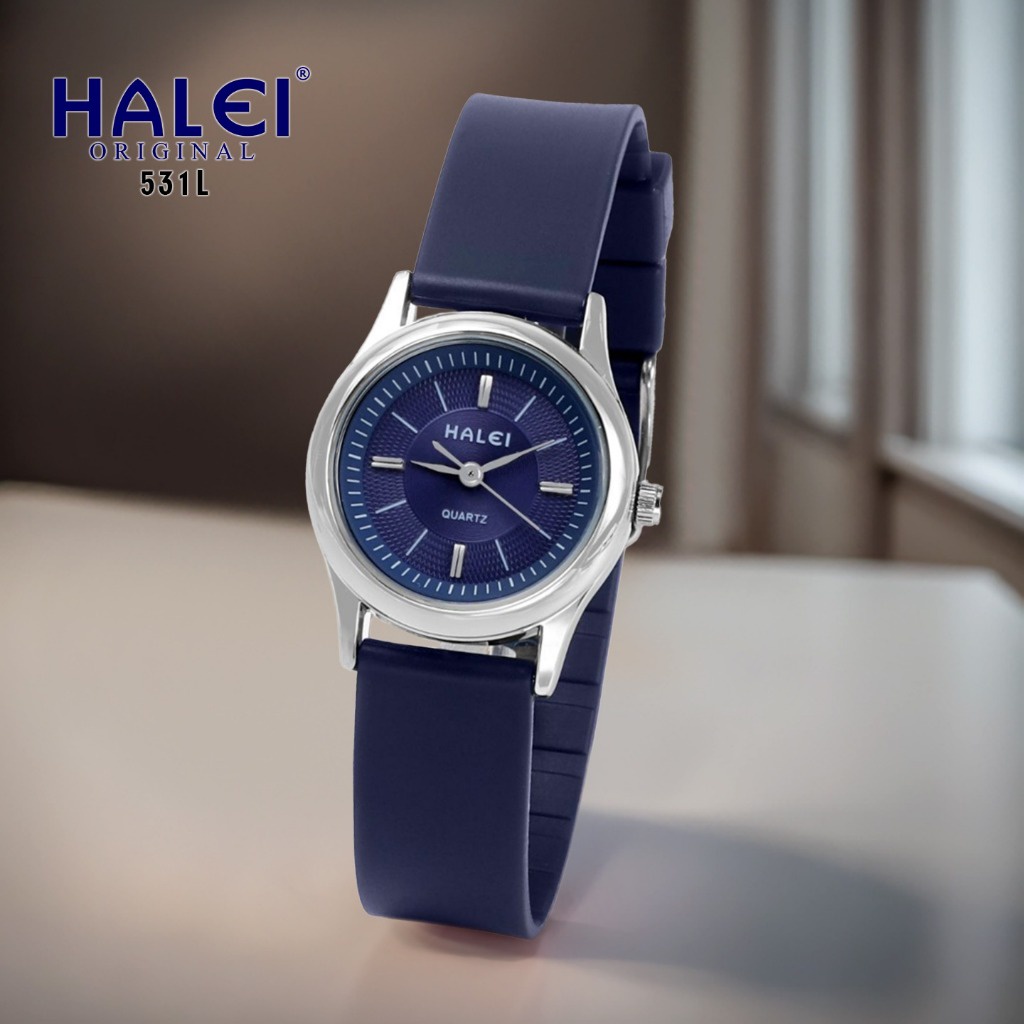 Jual Halei Watch 531 L - Jam Tangan Halei Wanita Karet Analog Kekinian ...