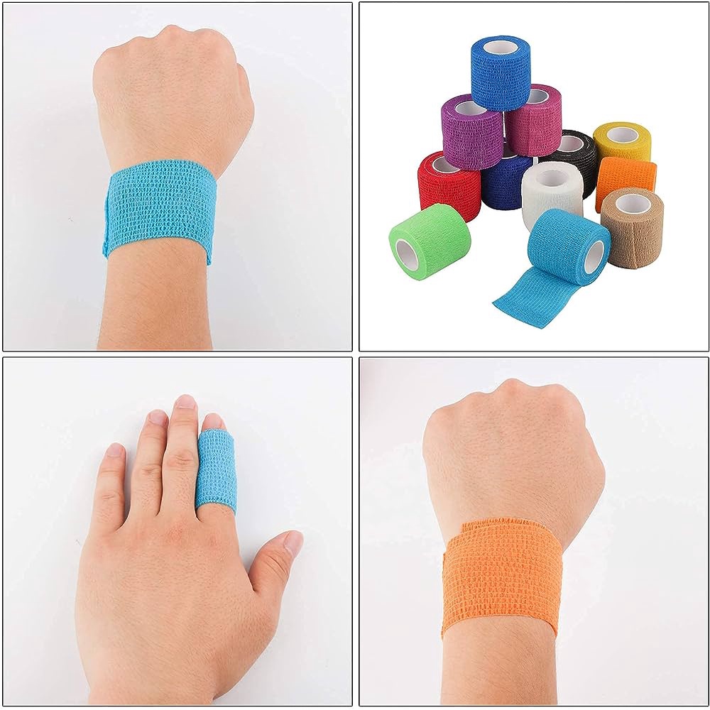 Jual Perban Jari 2.5CM Serbaguna Motif Polos Finger Tape Wrist Tape ...