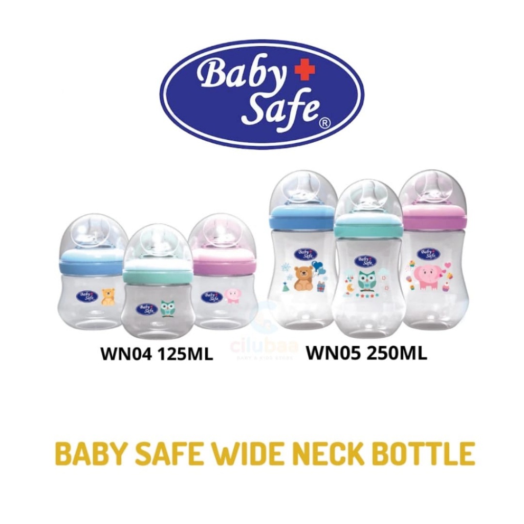 Jual Baby Safe Feeding Bottle Wide Neck 150 ML 260 ML Botol Susu Bayi ...