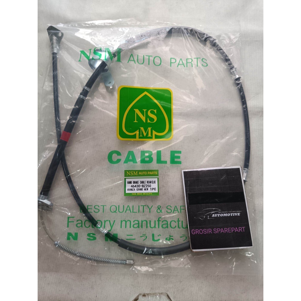 Jual MOBIL HAND BRAKE CABLE REAR TOYOTA AVANZA/GRAND NEW (LH) KABEL REM ...