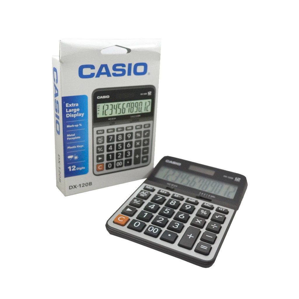 Jual Kalkulator Calculator Casio DX-120B Original 12 digit DX 120 B ...