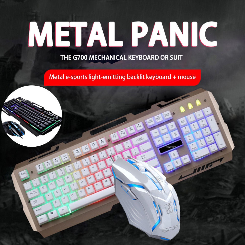 Jual g700 Paket Gaming Keyboard dan Mouse Mechanical Gaming Keyboard ...