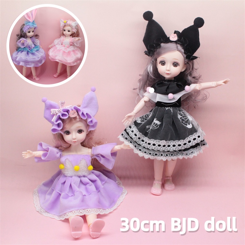 Jual Mainan Anak Boneka BJD Doll 30cm Cute Girls Gift / Mainan anak ...