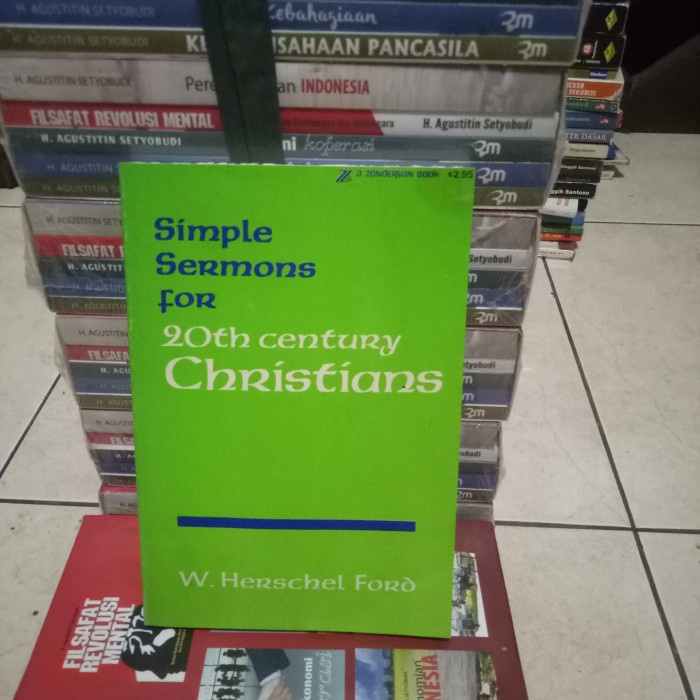 Jual ORI BUKU SIMPLE SERMONS FOR 20TH CENTURY CHRISTIANS | Shopee Indonesia