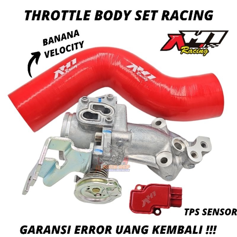 Jual ( BISA COD ) TUAS GAS TB THROTTLE BODY AH1 RACING PCX 150 ADV 150 ...