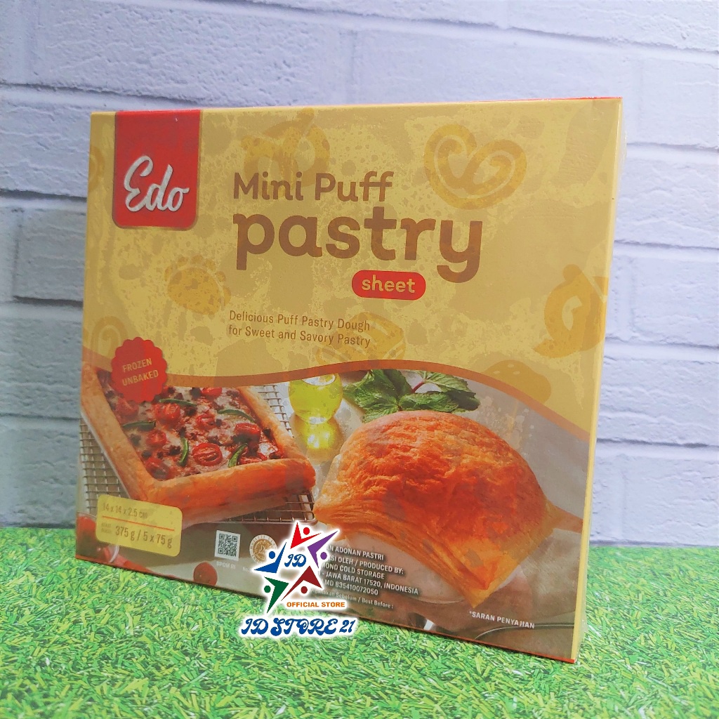 Jual Edo Mini Puff Pastry Sheet 750 gr Kulit Lembaran Adonan Pastri ...