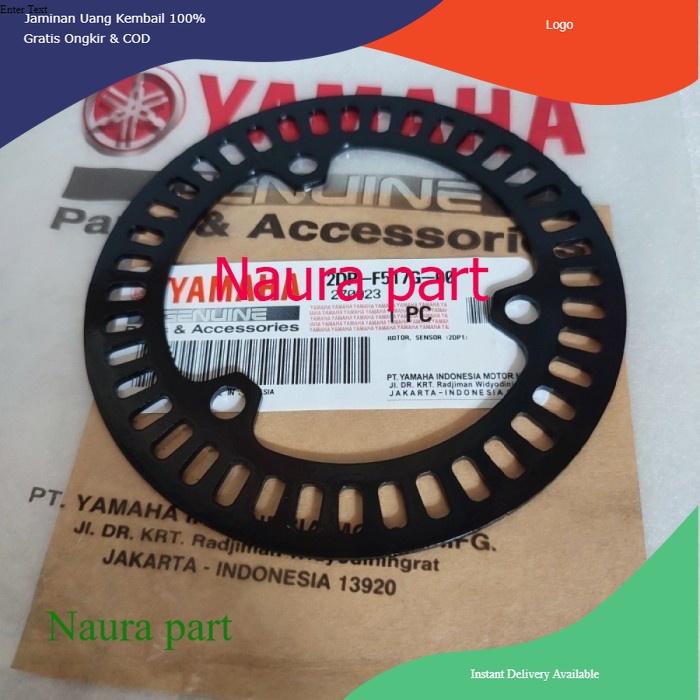 Jual Piringan / Rotor Sensor Roda Depan Nmax Aerox dan Lexi Original ...