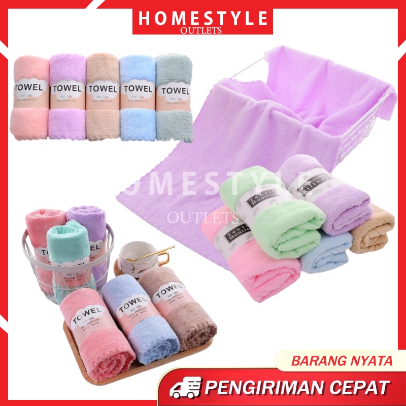 Jual Handuk Mandi Microfiber Bulu Premium 35 x 75 CM Handuk Muka Super ...