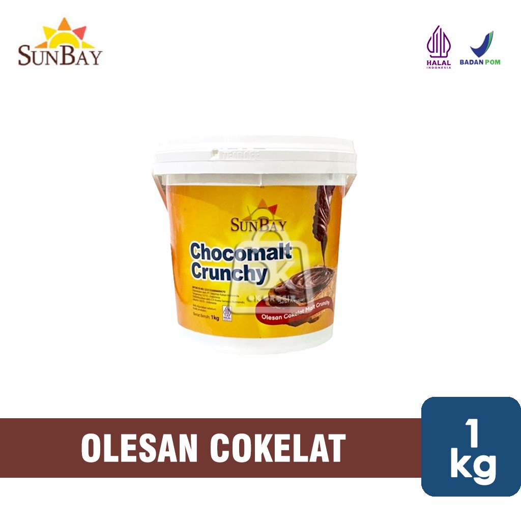 Jual Selai Chocomalt Crunchy Sunbay / Olesan Coklat Malt Crunchy ...