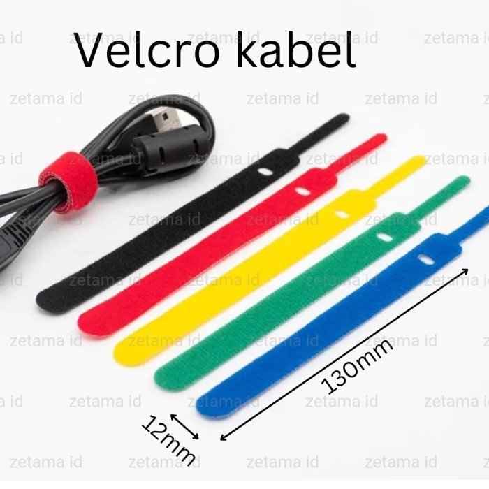 Jual Velcro Kabel Pengikat Kabel Ties Cable Organizer Ties Winder ...