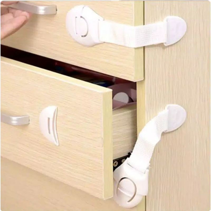 Jual Pengaman Laci Pintu Lemari | Safety Lock Drawer Child Lock ...