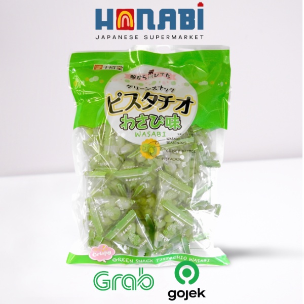 Jual Wasabi Pistachio Snack 80g - Kacang Pistachio Rasa Wasabi Made In ...