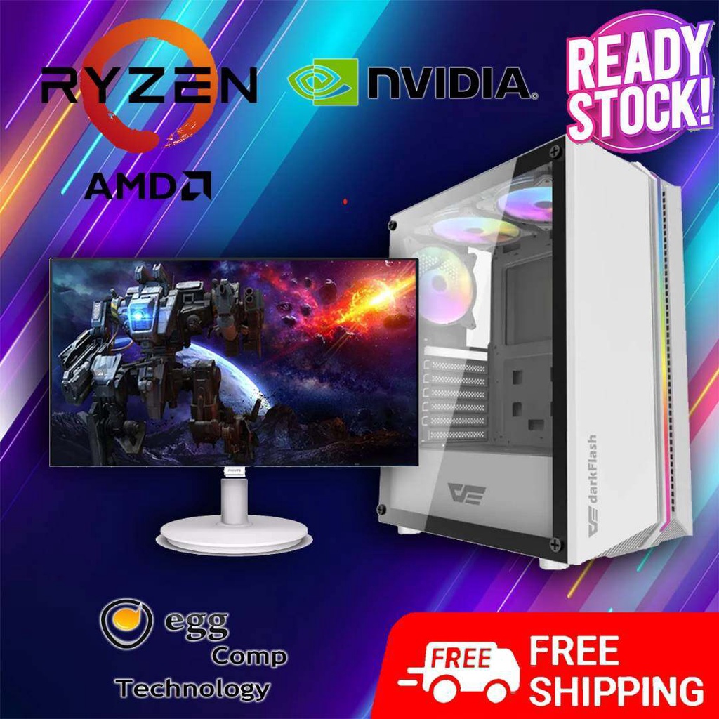 Jual AMD INTEL BUDGET GAMING PC DESKTOP / CUSTOM PC / RYZEN / NVIDIA ...