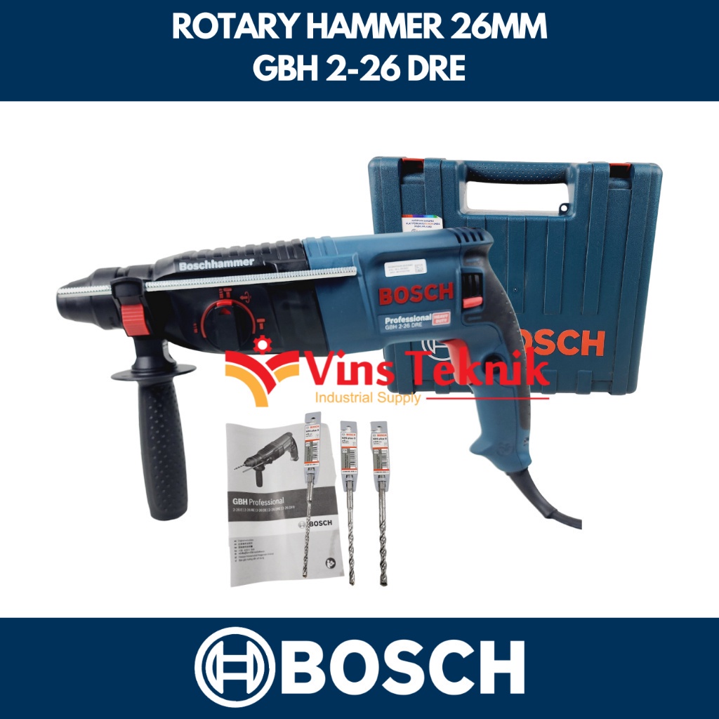 Jual Rotary Hammer 26MM Mesin bor beton tembok GBH 2-26 DRE BOSCH GBH2-26 | Shopee Indonesia