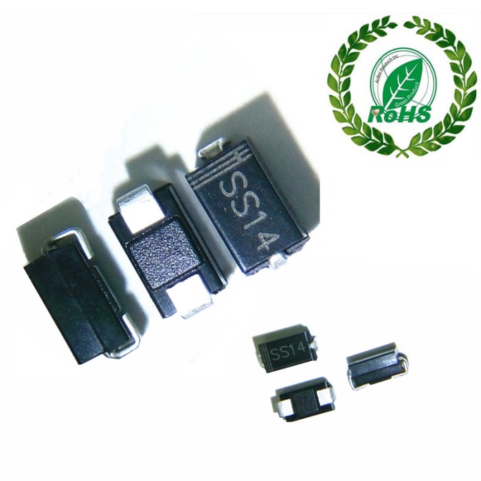 Jual SMD SS14 1A 40V Diode 1N5819 Dioda Schottky 1A 40V DO-214AC(SMA) AD02 -VS46 (20pcs ...